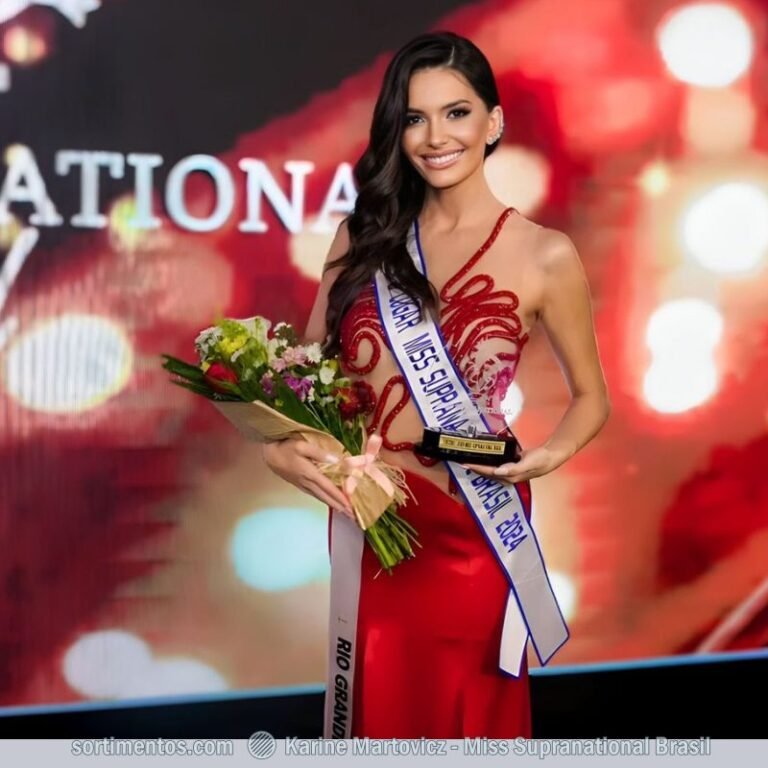 Gaúcha Karine Martovicz no Miss Supranational Brasil 2024 - Sortimentos ...